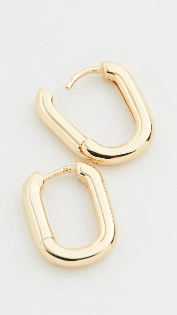 Shashi Cosmo Huggie Earrings - Gold