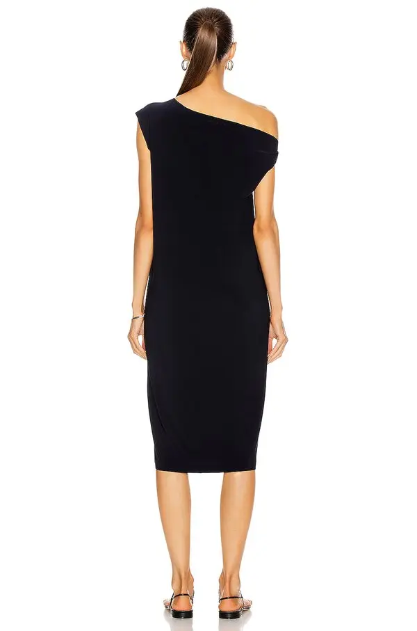 Norma Kamali Drop Shoulder Dress