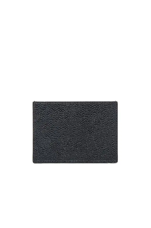 Thom Browne Pebble Grain Single Cardholder
