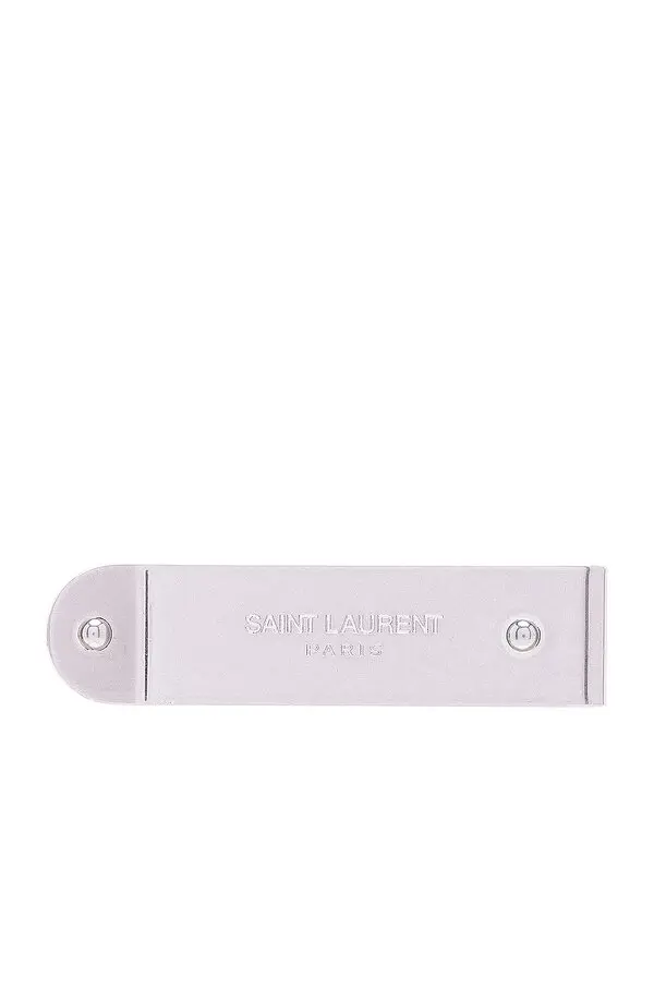 Saint Laurent Money Clip In Metallic