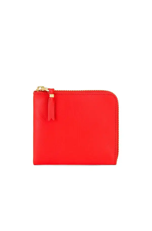 Comme Des Garçons Small Zip Wallet - Orange