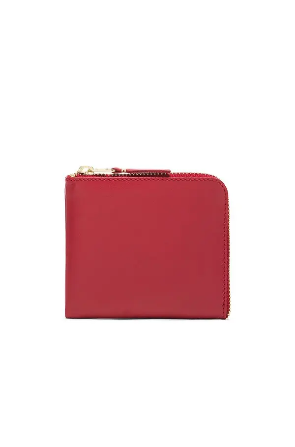 Comme Des Garçons Small Zip Wallet - Red