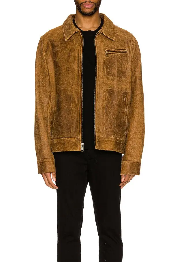 SCHOTT Duke Unlined Rough Suede Jacket
