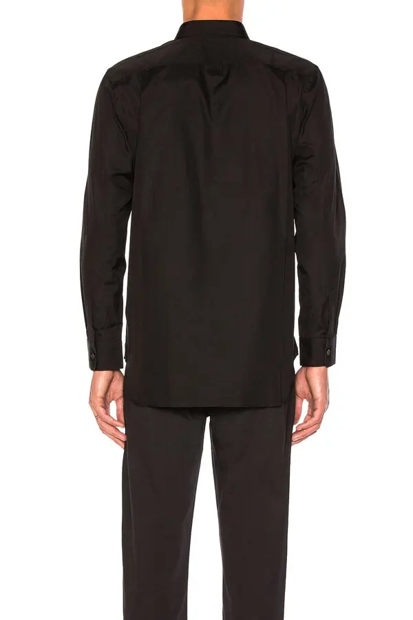 Play Comme Des Garcon Small Emblem Cotton Button Down