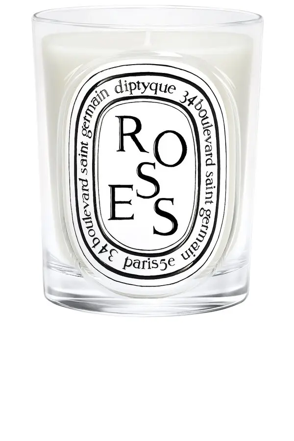 DIPTYQUE Roses Classic Candle In White - N,a