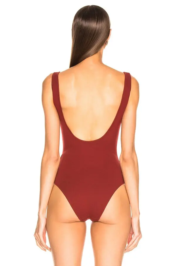Zeynep Arçay Square Neck Knit Bodysuit
