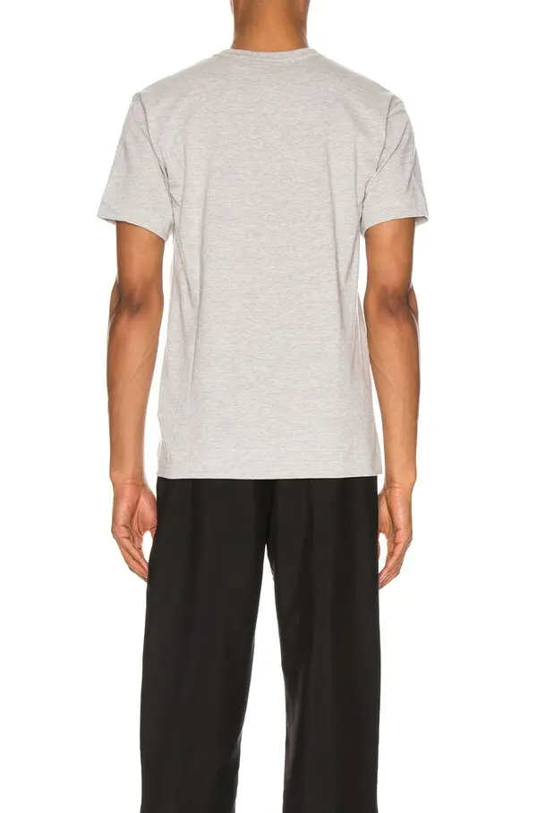Play Comme Des Garcon Sideways Heart Logo Tee - Grey