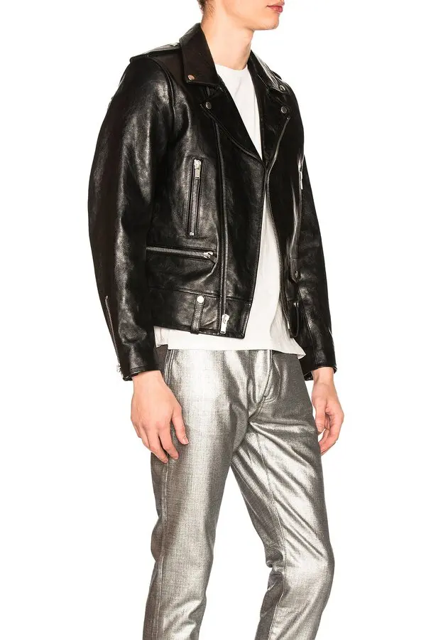 Saint Laurent Classic Moto Jacket - Black