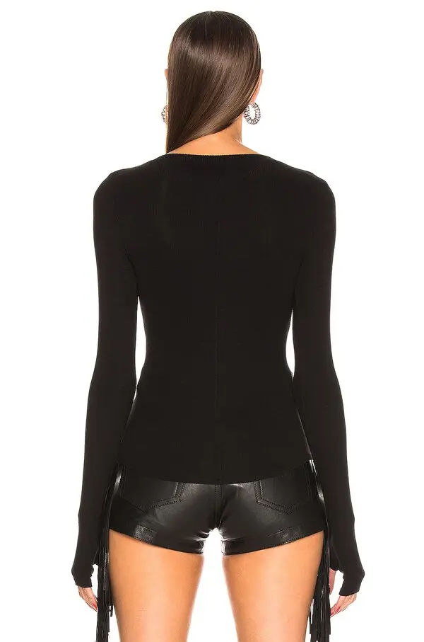 Enza Costa For Silk Rib Henley