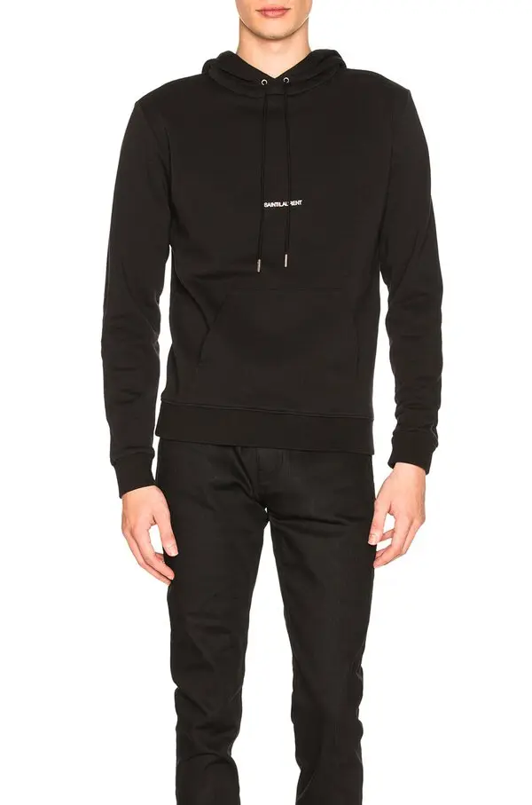 Saint Laurent Classic Hoodie - Black