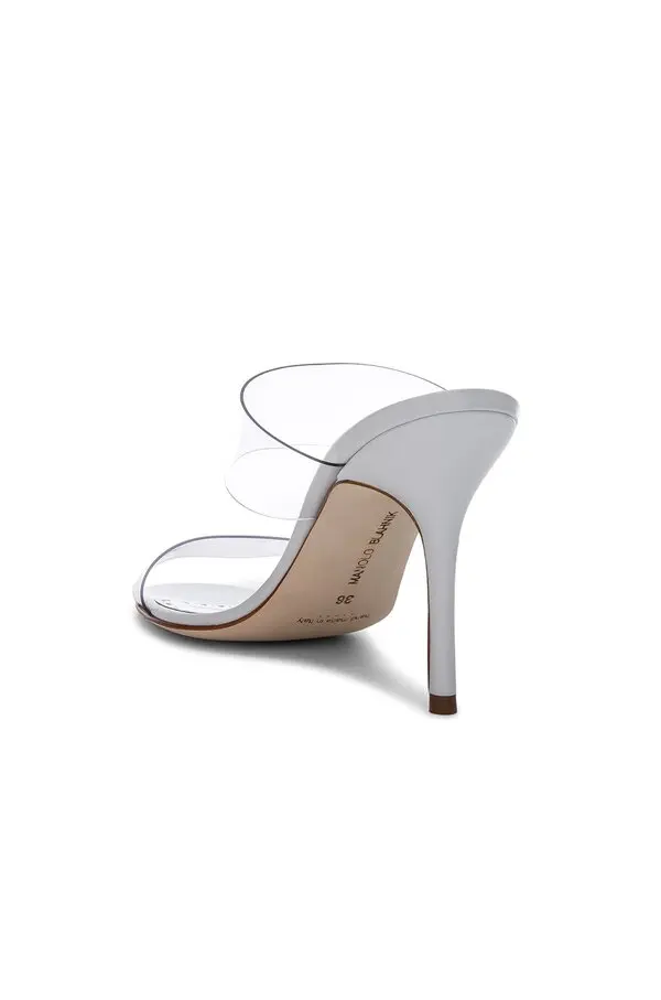 Manolo Blahnik Scolto Sandals - Blanc De Blanc