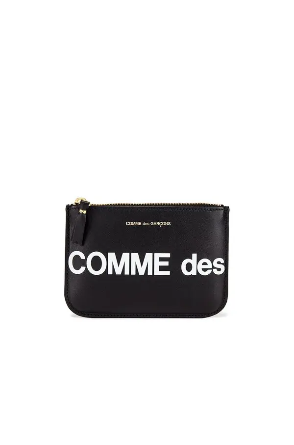 Comme Des Garçons Huge Logo Wallet - Black