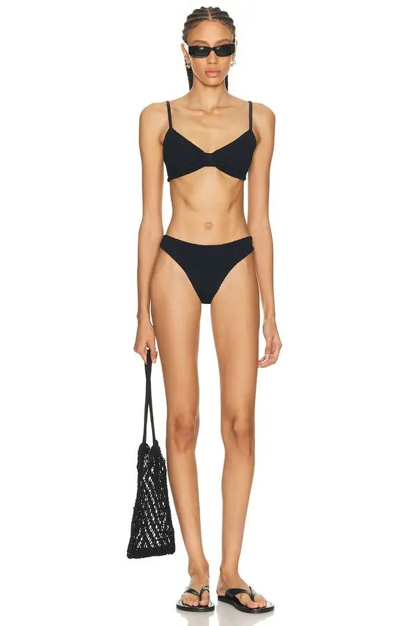 Hunza G Alicia Bikini Set - Black