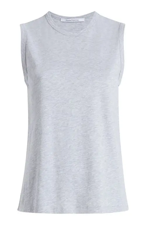 Another Tomorrow Sleeveless Tee - Heather Grey