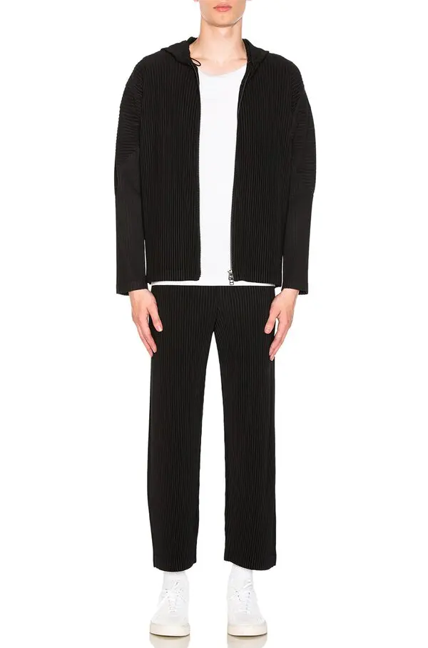 Issey Miyake Straight Leg Trousers - Black