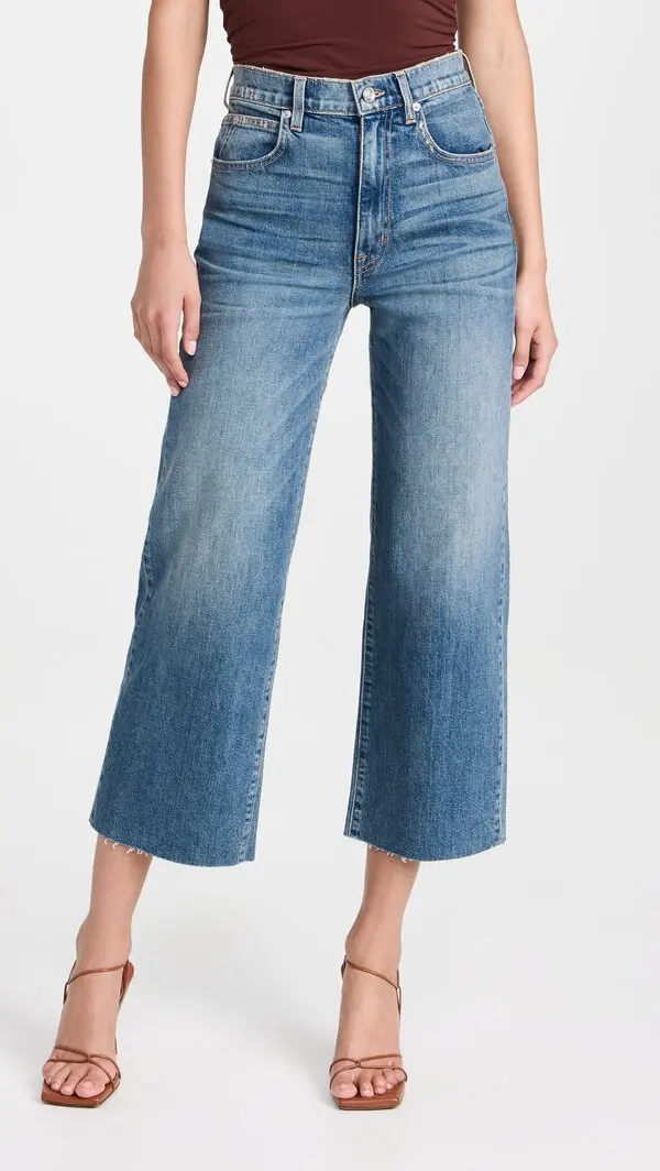 SLVRLAKE Grace Crop Wide Leg Jeans