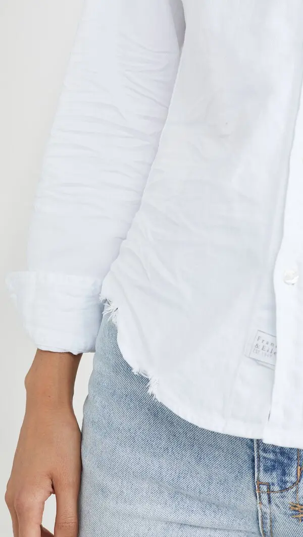Frank & Eileen Barry Denim Button-down Shirt - White Denim