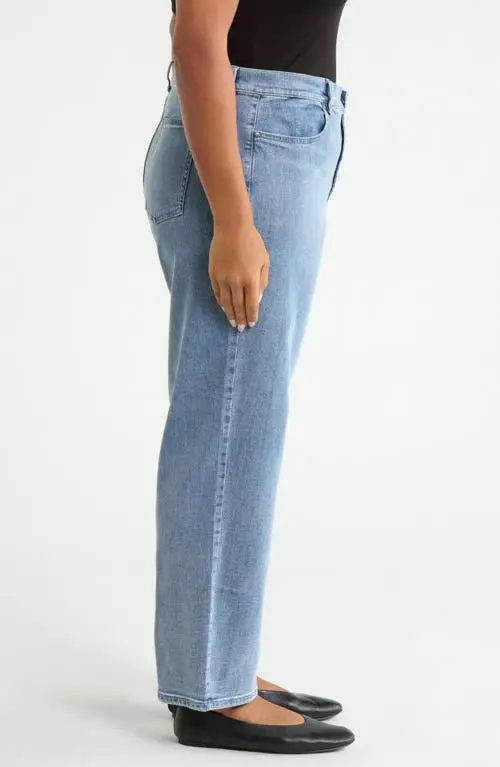 Eileen Fisher Straight Leg Ankle Jeans - Cloud Indigo