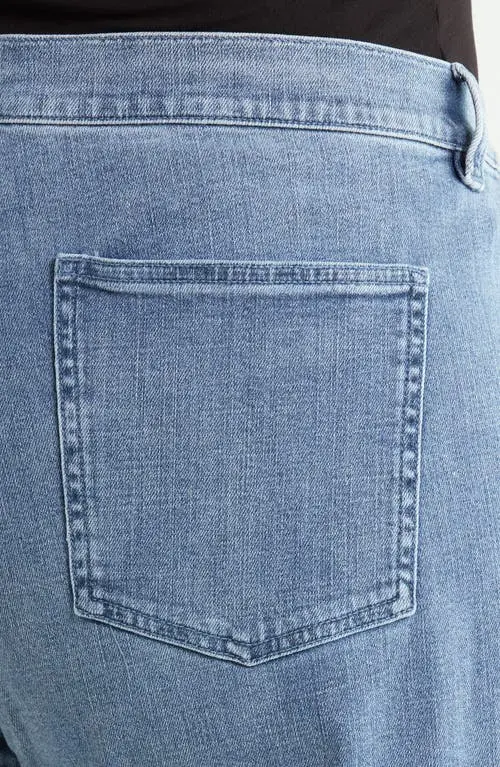 Eileen Fisher Straight Leg Ankle Jeans - Cloud Indigo