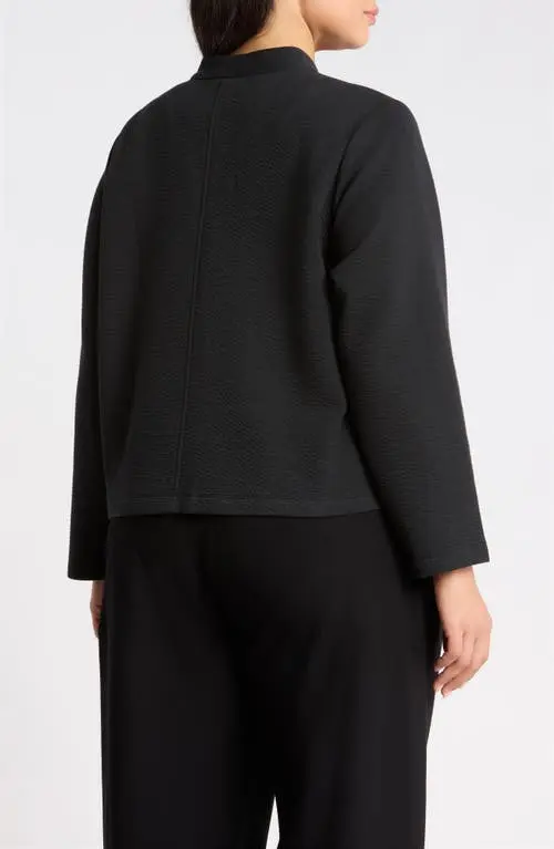 Eileen Fisher High Collar Crop Jacket