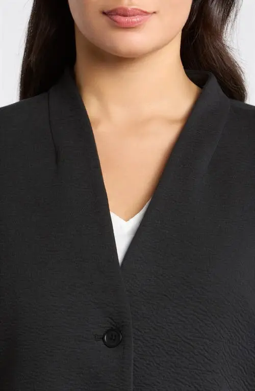 Eileen Fisher High Collar Crop Jacket