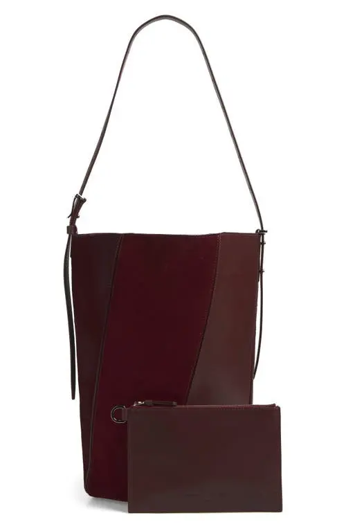 Proenza Schouler Hex Leather And Haircalf Bucket Bag
