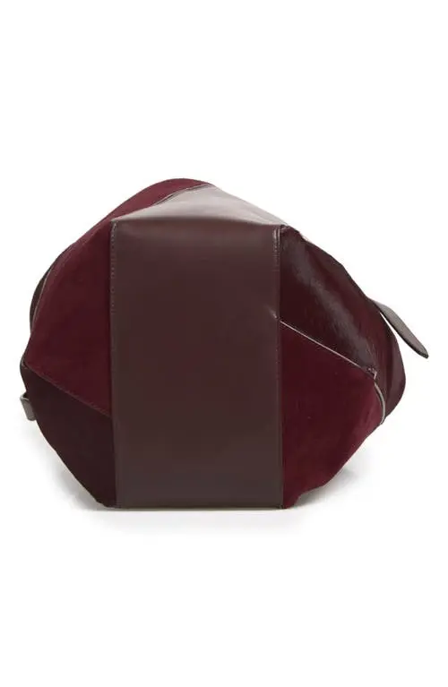 Proenza Schouler Hex Leather And Haircalf Bucket Bag