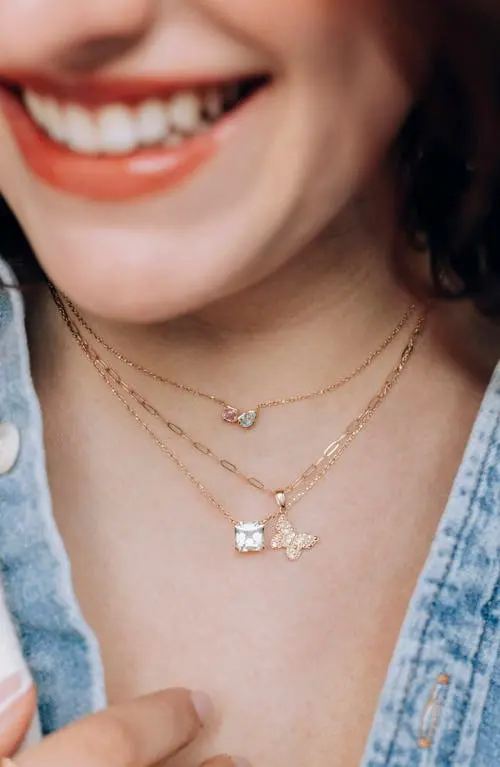 Anzie Melia Toi Et Moi Pendant Necklace