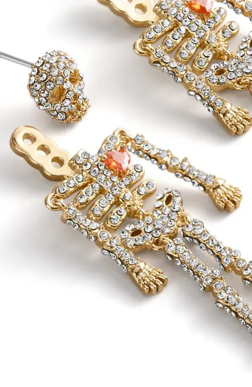 Baublebar Love You To Death Skeleton Drop Earrings