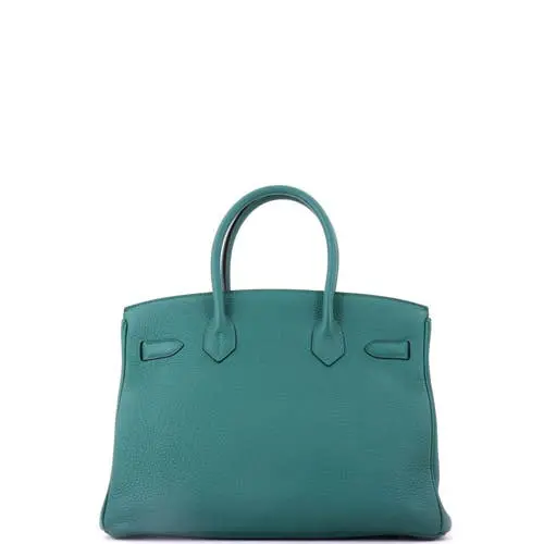 Hermès Birkin Handbag Togo With Gold Hardware 30 - Green