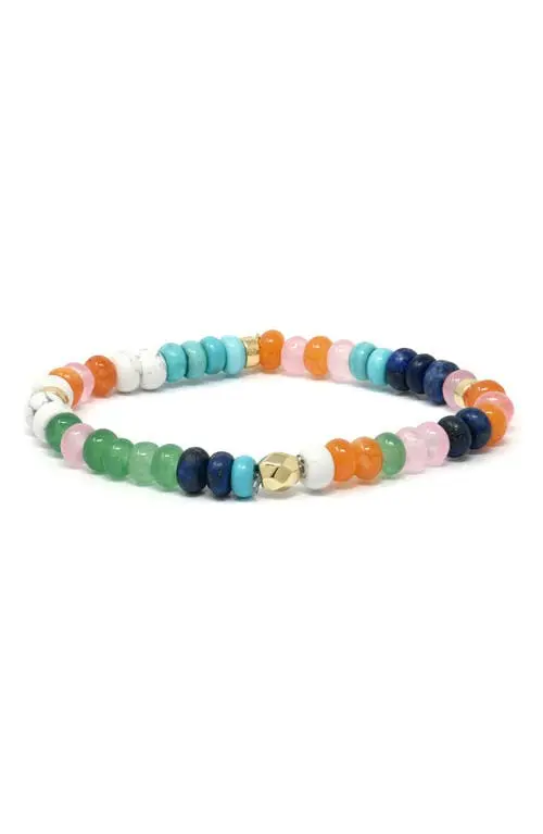 Anzie Boheme" 14k Gold Multi Gemstone Bracelet