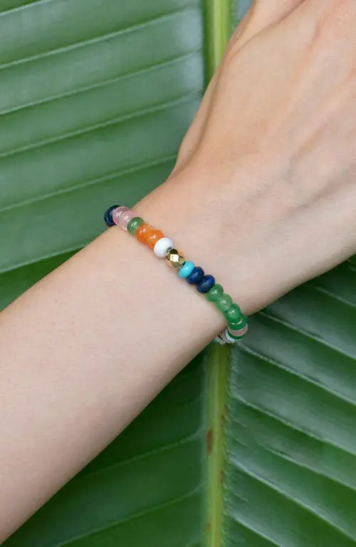 Anzie Boheme" 14k Gold Multi Gemstone Bracelet