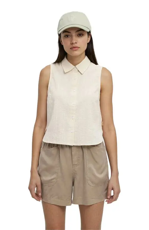 TENTREE Robins Shirt - White Oak