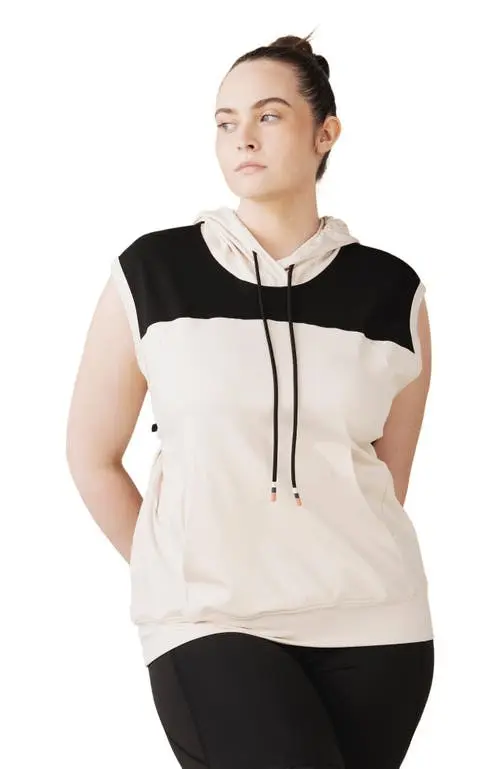 LOSANO Sleeveless Hoodie - Dune