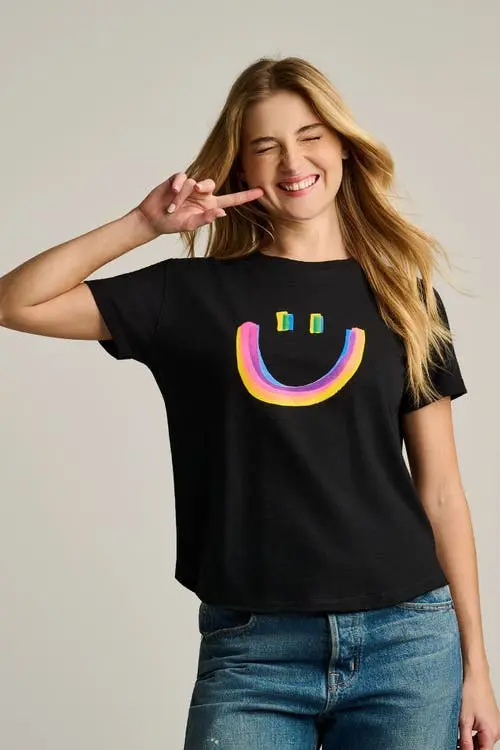 Lisa Todd All Smiles Cotton T-shirt