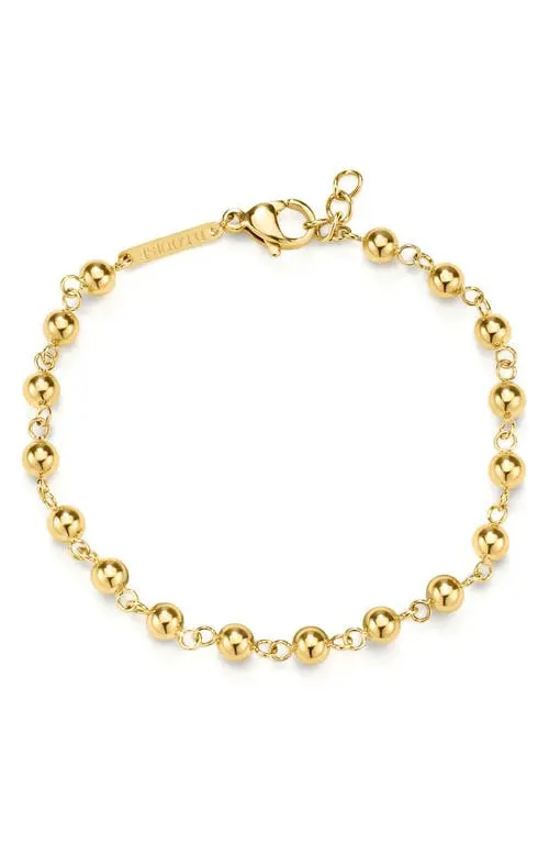 D.LOUISE Polished Bauble Chain Bracelet - Gold