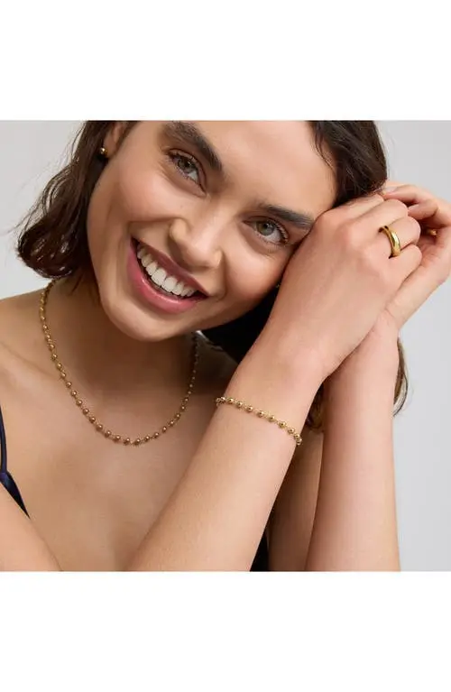 D.LOUISE Polished Bauble Chain Bracelet