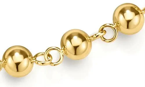 D.LOUISE Polished Bauble Chain Bracelet