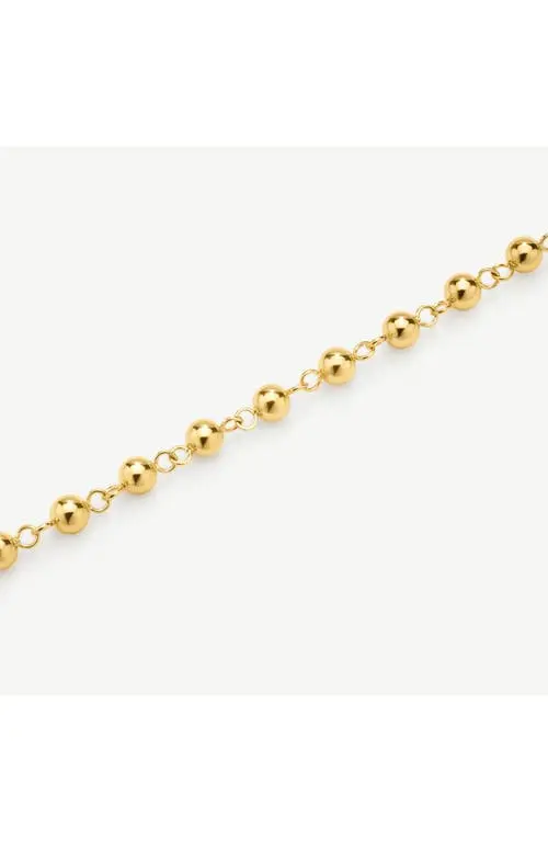 D.LOUISE Polished Bauble Chain Bracelet