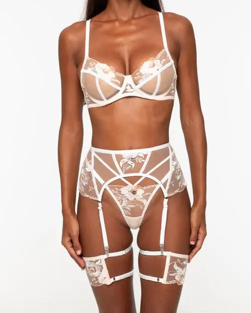 One Empire Hattie Lingerie Set - White