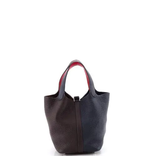 Hermès Picotin Lock Bag Tricolor Clemence Pm