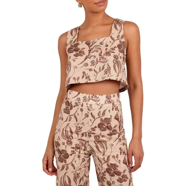PETAL & PUP Irina Printed Crop Tank