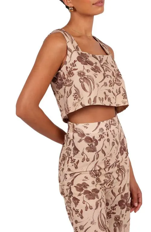 PETAL & PUP Irina Printed Crop Tank