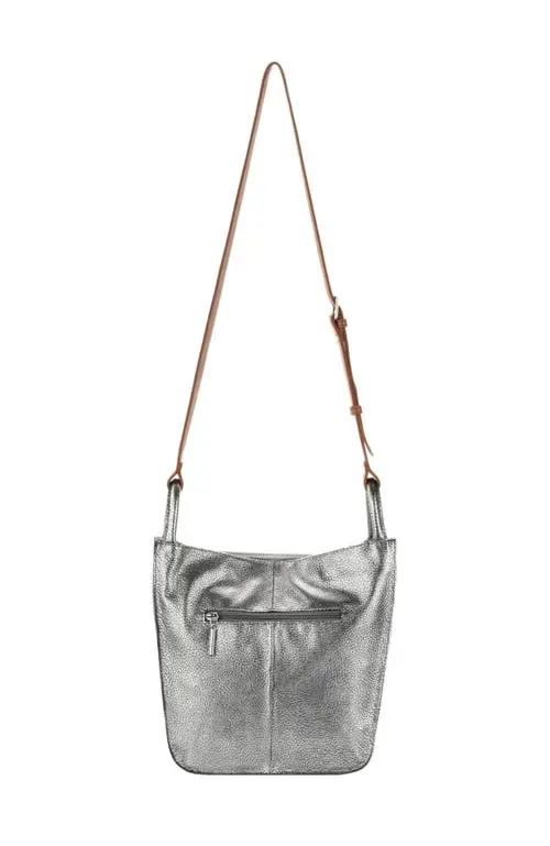 THE SAK Los Feliz Crochet Crossbody Bag - Dark Silver