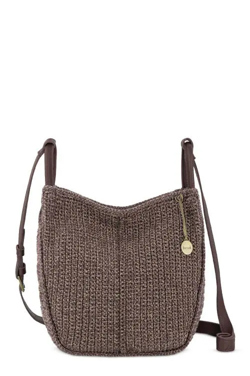 THE SAK Los Feliz Crochet Crossbody Bag - Nutmeg Static