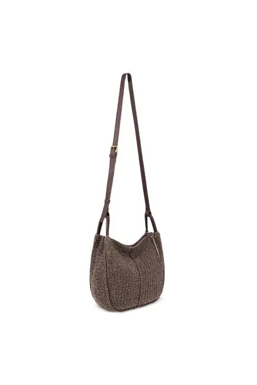 THE SAK Los Feliz Crochet Crossbody Bag - Nutmeg Static