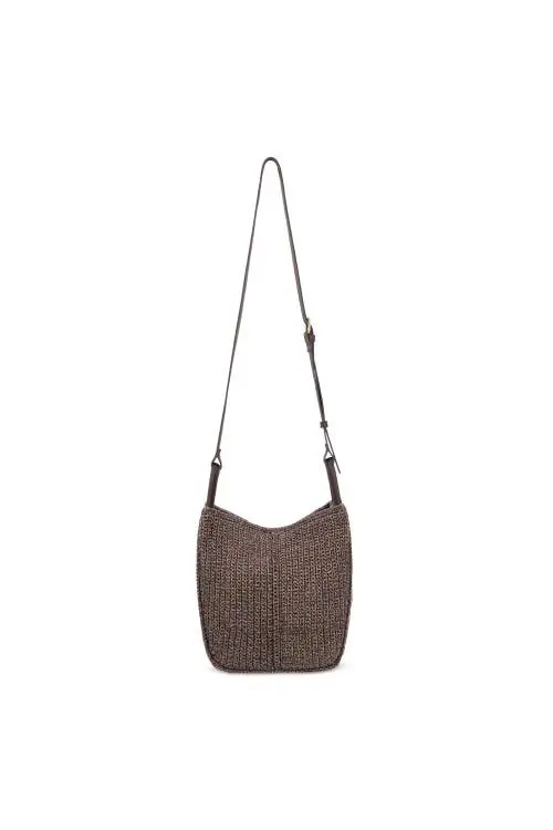THE SAK Los Feliz Crochet Crossbody Bag - Nutmeg Static