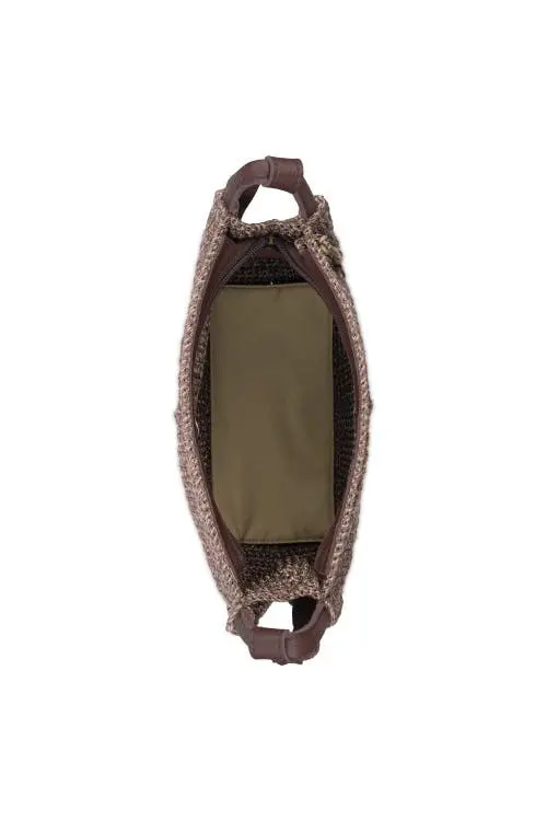 THE SAK Los Feliz Crochet Crossbody Bag - Nutmeg Static