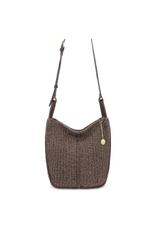 THE SAK Los Feliz Crochet Crossbody Bag - Nutmeg Static