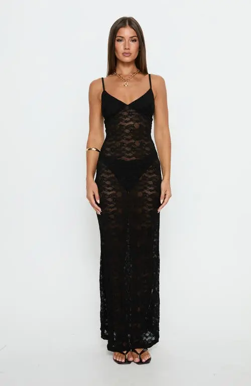 Princess Polly Lace V-neck Maxi Dress